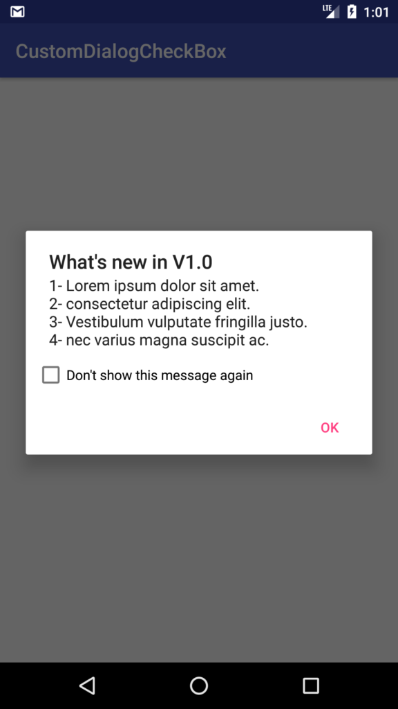 Android Custom Alertdialog With Never Show Again Checkbox Coding Demos