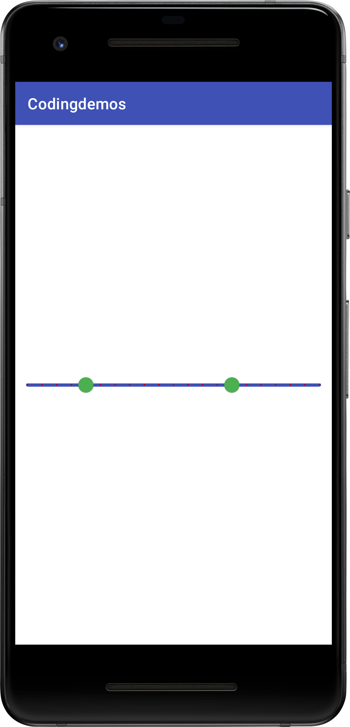 Android Slider Working With Material Design Sliders Coding Demos